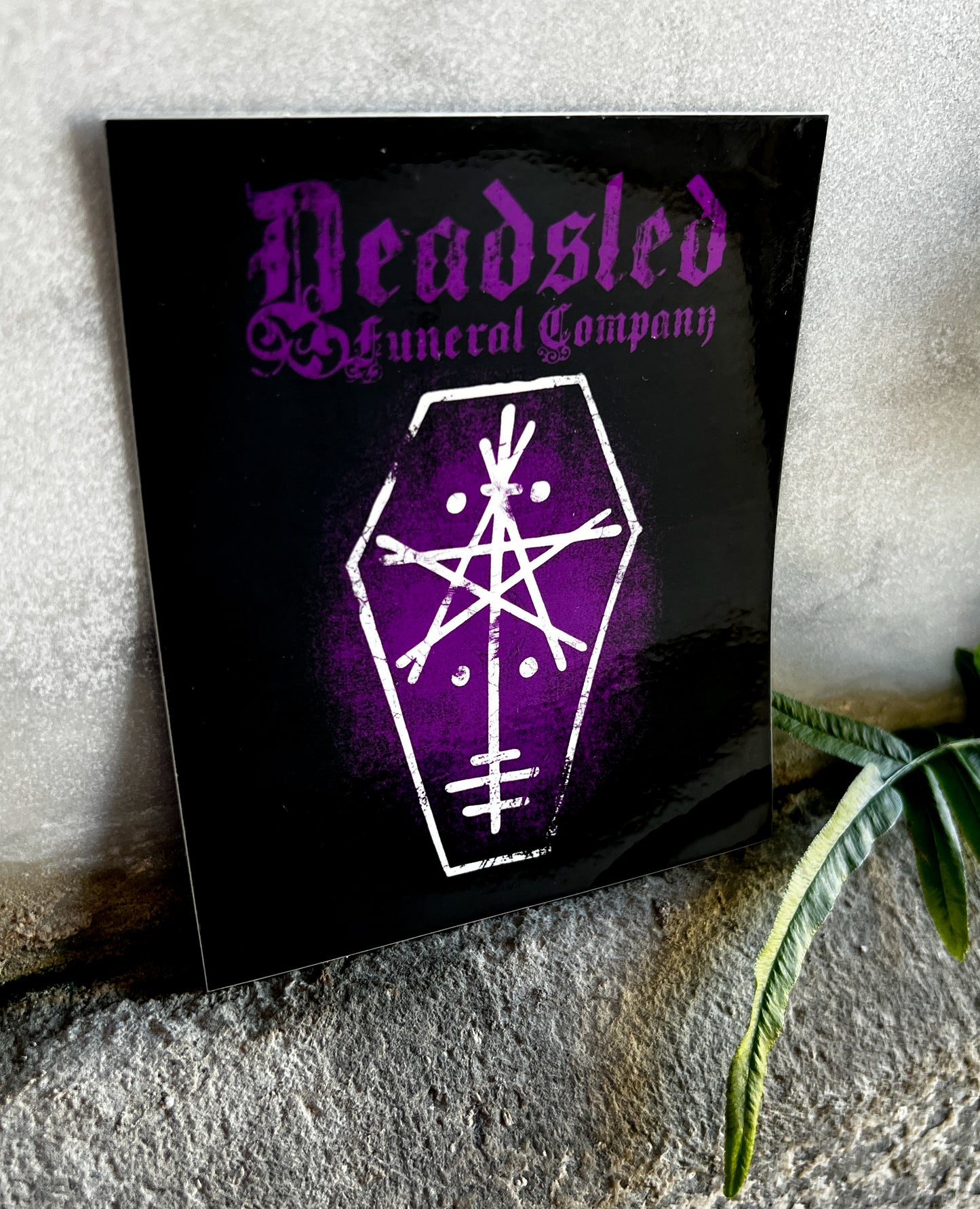 Deadsled Funeral Company | Merch | Coffin Sigil Sticker – DeadsledFuneralCo